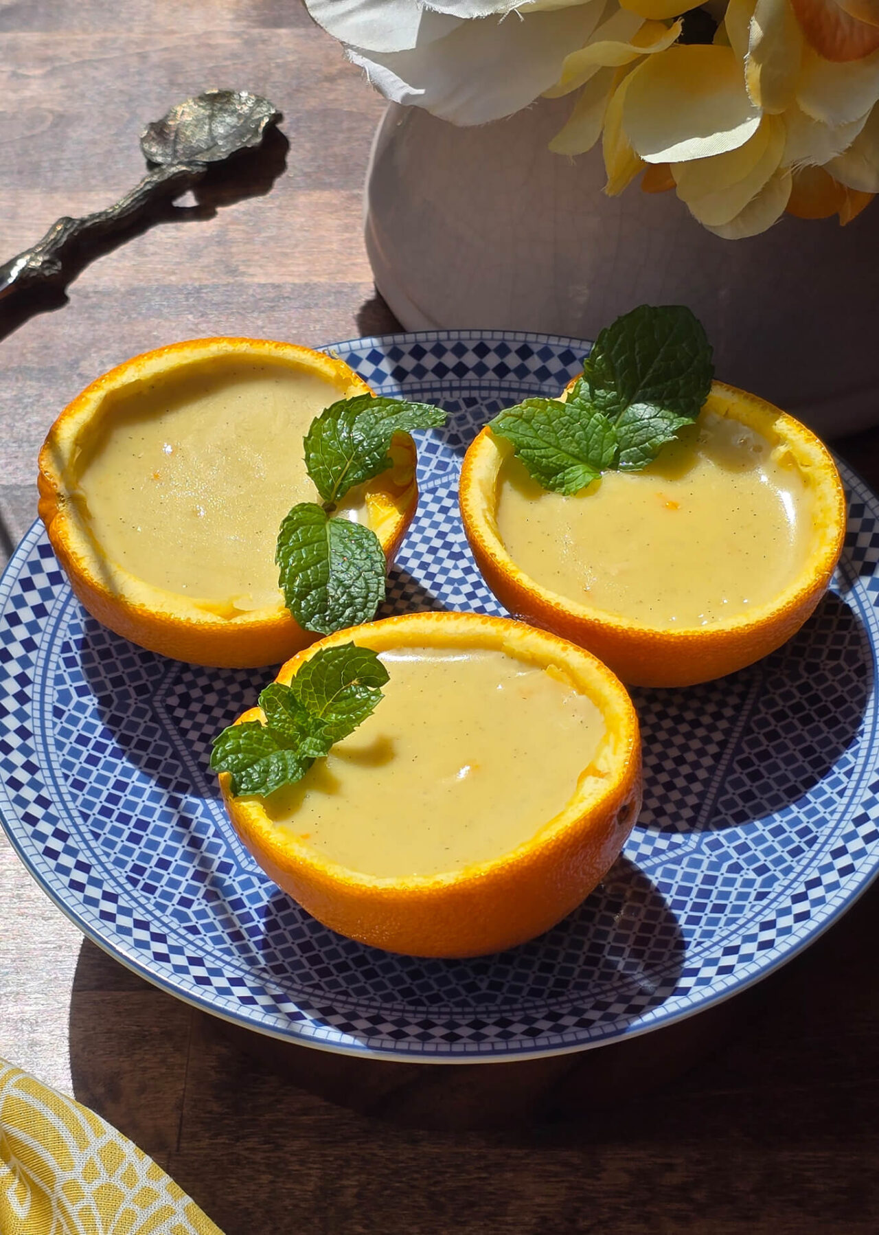 Creamy Orange Posset | Sincerely Asma